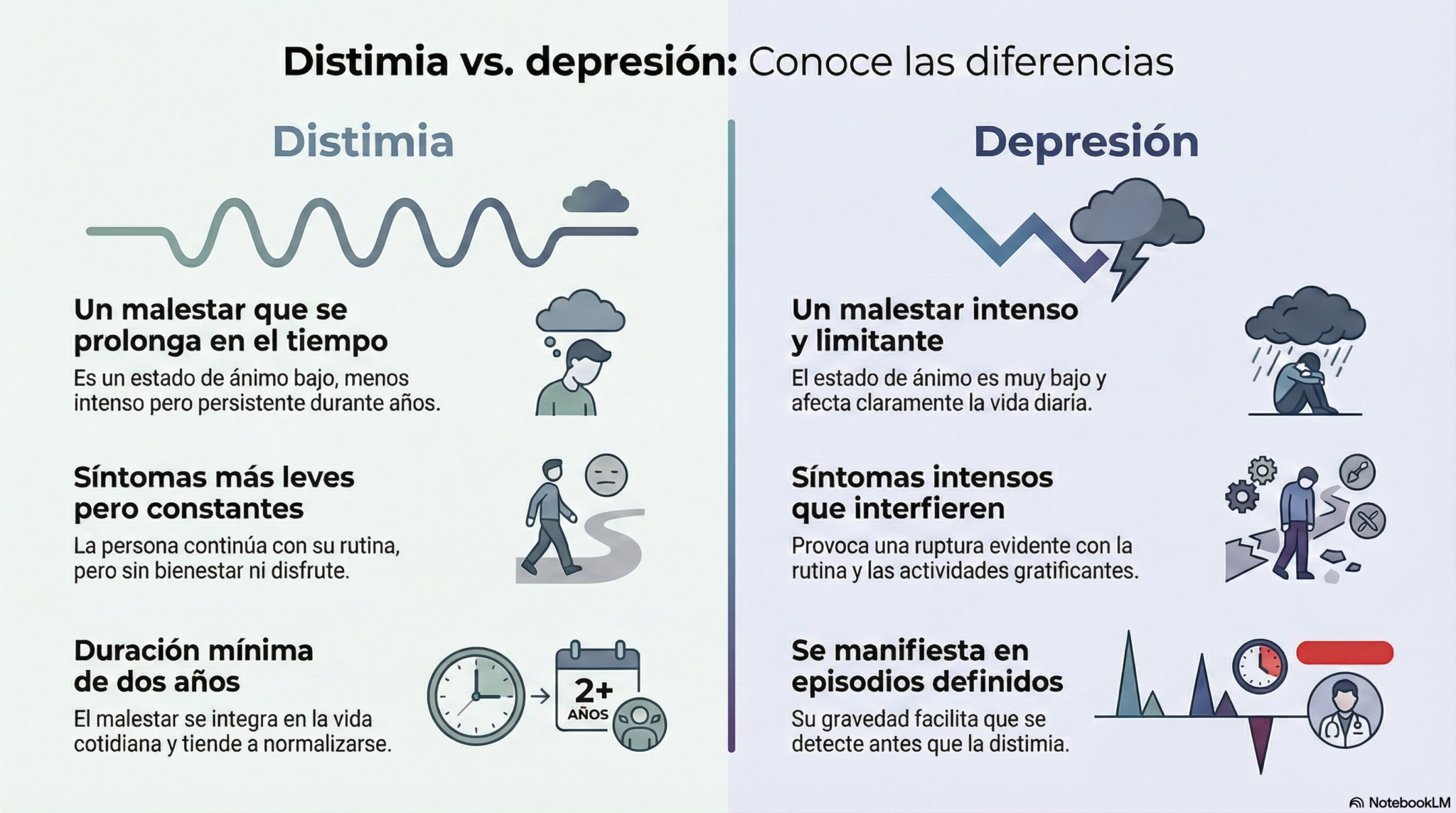 Diferencia entre distimia y depresión | Cuidum
